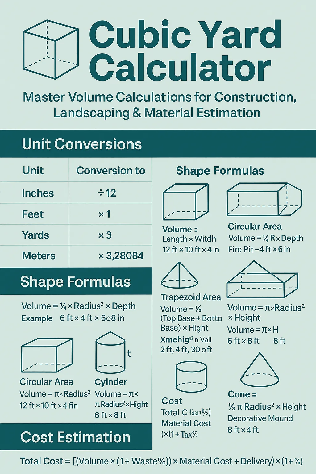 Free Cubic Yard Calculator - 4MeNearMe.com